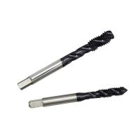 China Industrial TiCN Blue-Grey Coated JIS Taps | HSSE-PM & M35 | 35° Helix 6H Taps for Hardened Steel for sale