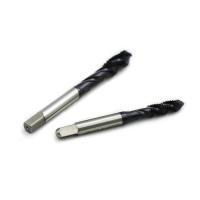 China Industrial TiCN Blue-Grey Coated JIS Taps | HSSE-PM & M35 | 35° Helix 6H Taps for Hardened Steel for sale