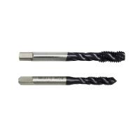China Industrial TiCN Blue-Grey Coated JIS Taps | HSSE-PM & M35 | 35° Helix 6H Taps for Hardened Steel for sale