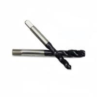 China Industrial TiCN Blue-Grey Coated JIS Taps | HSSE-PM & M35 | 35° Helix 6H Taps for Hardened Steel for sale