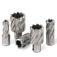 China 12 - 100mm  Hss Annular Cutter Tin Coating Steel Structures Industrial Core Cutters for sale