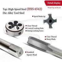 China M10x1.25 Automotive Thread Repair Kit | Precision HSS Tap and Round Die for Car Repair for sale