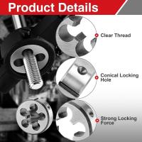China Industrial M12 x 1.25 HSS Tap and Round Die Kit | Precision Fine Pitch Threader for Vehicle Repair for sale