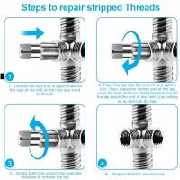 China Heavy-Duty NPT Tapered Pipe Tap Kit | 1/8, 1/4, 3/8, 1/2, 3/4 NPT | Precision Maintenance Toolset for sale