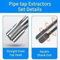 China Industrial 6-Piece NPT Pipe Tap Set | 1/8