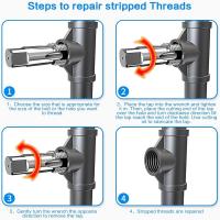 China Industrial 6-Piece NPT Pipe Tap Set | 1/8