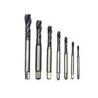 China Premium 7-Piece TiCN Coated Spiral Flute Tap Set | DIN 371/376 HSS-E M35 | Professional Blind Hole Tapping Kit for sale