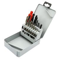 China Master HSS M2 Spiral Point Tap & Drill Combo | DIN 352 Standard M3-M12 | Industrial Thread Repair Solution with Metal Case for sale