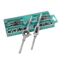 China Master 20PC Metric Threading Tool Kit | Durable Bearing Steel Taps and Round Dies | Precision M3-M12 Set for Automotive & General Maintenance for sale