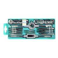 China Master 20PC Metric Threading Tool Kit | Durable Bearing Steel Taps and Round Dies | Precision M3-M12 Set for Automotive & General Maintenance for sale