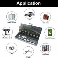 China Industrial 32PC Metric Threading Tool Kit | Premium HSS Taps and Round Dies | Master M3-M12 Set for Stainless & Alloy Steel for sale
