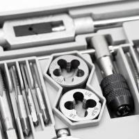 China Budget-Friendly 40-Piece SAE Tap and Die Set | Heat-Treated Alloy Steel | Includes Adjustable Wrenches & Rugged Injection Molded Case for sale