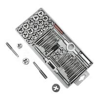 China Budget-Friendly 40-Piece SAE Tap and Die Set | Heat-Treated Alloy Steel | Includes Adjustable Wrenches & Rugged Injection Molded Case for sale