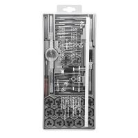 China Budget-Friendly 40-Piece SAE Tap and Die Set | Heat-Treated Alloy Steel | Includes Adjustable Wrenches & Rugged Injection Molded Case for sale