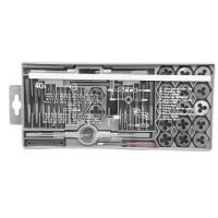 China Budget-Friendly 40-Piece SAE Tap and Die Set | Heat-Treated Alloy Steel | Includes Adjustable Wrenches & Rugged Injection Molded Case for sale