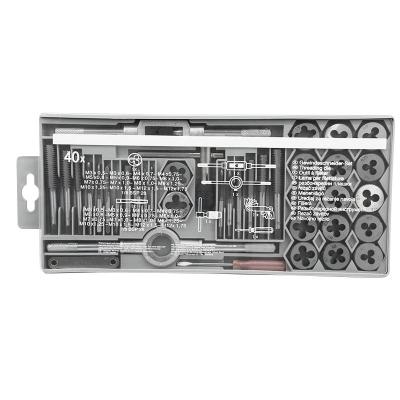 China Budget-Friendly 40-Piece SAE Tap and Die Set | Heat-Treated Alloy Steel | Includes Adjustable Wrenches & Rugged Injection Molded Case for sale