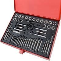 China Professional 48-Piece Tap, Die & Drill Bit Set | High-Strength Alloy Steel | M3-M12 Metric Threading & Drilling Master Kit for sale