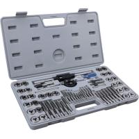 China 60 Piece Left Hand Tap Set JIS Sae And Metric Tap And Die Set for sale
