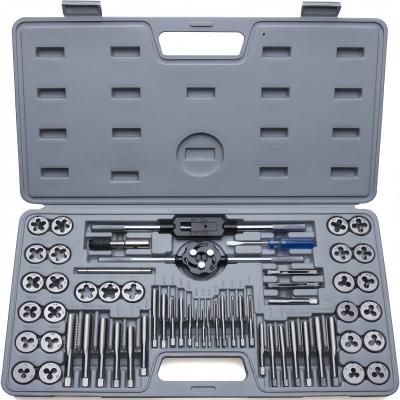 China 60 Piece Left Hand Tap Set JIS Sae And Metric Tap And Die Set for sale