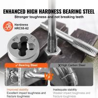 China 110 Piece Imperial Tap Set GCr15 Bearing Steel Master Metric SAE Heavy Duty for sale