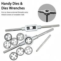 China 110 Piece Metric Tap And Die Set GCr15 Bearing Steel Master Thread Repair Kit for sale