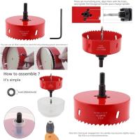 China 4-1/4in Bi Metal 20mm Hole Saw Cutters 108mm Hole Saw M3 M42 for sale