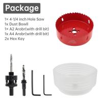 China 4-1/4in Bi Metal 20mm Hole Saw Cutters 108mm Hole Saw M3 M42 for sale