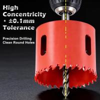 China 9 Piece  Metal Holesaws 25mm - 54mm 2 Bi Metal Hole Saw for sale