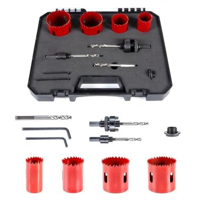 China 9 Piece  Metal Holesaws 25mm - 54mm 2 Bi Metal Hole Saw for sale