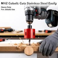 China 9 Piece  Metal Holesaws 25mm - 54mm 2 Bi Metal Hole Saw for sale