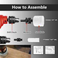 China Heat Resistant BI Metal Hole Saws 38mm Cobalt Hole Saw For Stainless Steel for sale