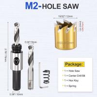 China HSS6542 12mm HSS   Hole Saw With Fully Ground For Metal Plate for sale