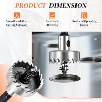 China 80mm Hole Saw Tooth HSS Steel Drill Bit  Cutter Tool For Metal Wood Alloy for sale