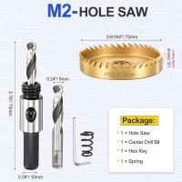 China 75mm Hole Saw Cutter Hss High Speed TIR  M2 Hole Saw for sale