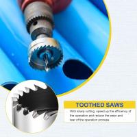 China 25mm High Speed Steel Hole Saw 1inch Metal Industrial Hss Hole Saw for sale