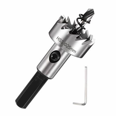 China 25mm High Speed Steel Hole Saw 1inch Metal Industrial Hss Hole Saw for sale