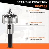 China 32mm HSS Hole Saws 70mm M2 High Speed Cobalt Drill Bits for sale