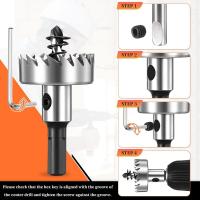China 35mm Hss Bi Metal 64HRC - 66 HRC Hole Saw Hss Durability For 304 for sale