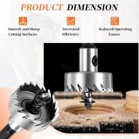 China 35mm Hss Bi Metal 64HRC - 66 HRC Hole Saw Hss Durability For 304 for sale