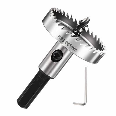 China 65mm Hss Bi Metal Hole Saw  4341 Aluminum  High Speed Steel Hole Saw for sale