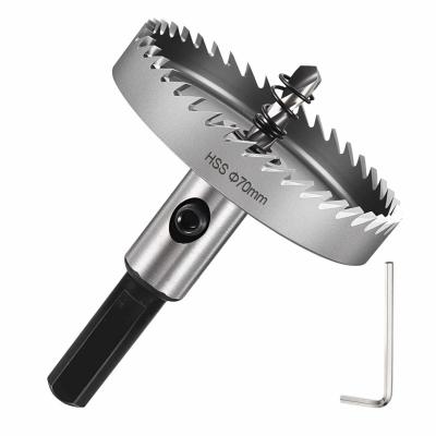 China 70mm HSS Hole Saws 4341 Commercial Master Boring Bit High Torque for sale