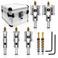 China Professional 7-Piece TCT Alloy Hole Saw Kit | 16mm-45mm Tungsten Carbide Tipped Set for Stainless Steel for sale