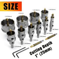 China Executive 12-Piece TCT Alloy Hole Saw Set | 16mm-54mm Tungsten Carbide Master Collection for sale