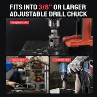 China Industrial 14pc Carbide Hole Cutter Set | 10mm Anti-Slip Shanks for Heavy-Duty Structural Steel for sale