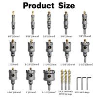 China Professional 19-Piece TCT Boring Kit | High-Torque Triangular Shanks & 3X Component Backup for 304/316 Stainless for sale