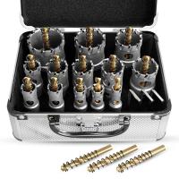 China Professional 19-Piece TCT Boring Kit | High-Torque Triangular Shanks & 3X Component Backup for 304/316 Stainless for sale