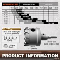 China Professional 19-Piece TCT Boring Kit | High-Torque Triangular Shanks & 3X Component Backup for 304/316 Stainless for sale