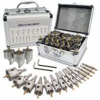 China Ultimate 20-Piece TCT Hole Saw Master Kit | 13mm–57mm Tungsten Carbide Metal Cutters for sale