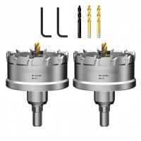 China 76mm TCT Boring Bit 25mm Cutting Depth for High Precision Industrial Fabrication for sale