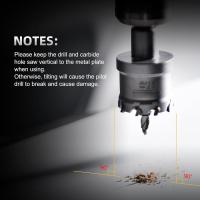 China 76mm TCT Boring Bit 25mm Cutting Depth for High Precision Industrial Fabrication for sale